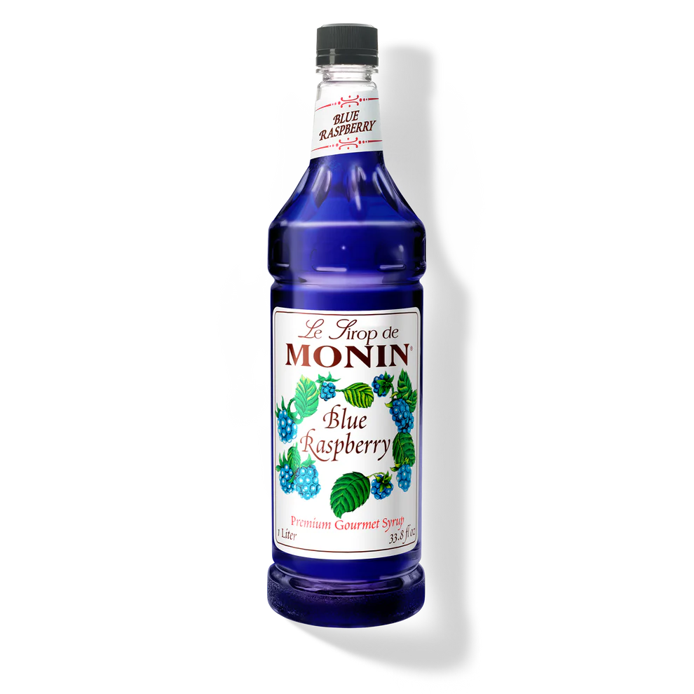 Monin Blue Raspberry Syrup 1L PET | Arte Gourmet Website