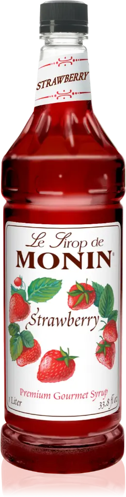 Monin Strawberry Syrup 1L PET | Arte Gourmet Website